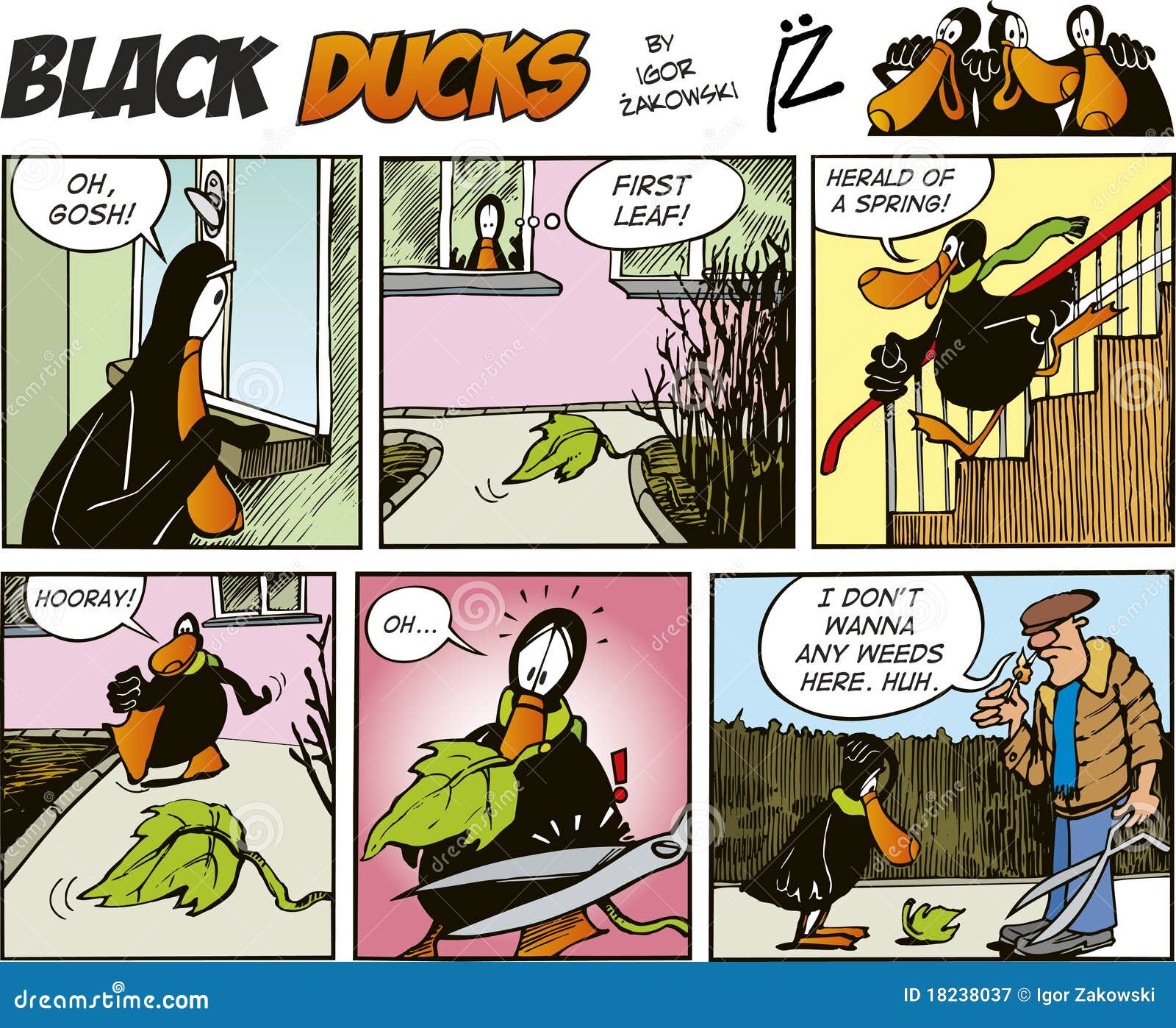 Black Ducks Comics Episode 61 Stock Vector - Illustration of adventures ...