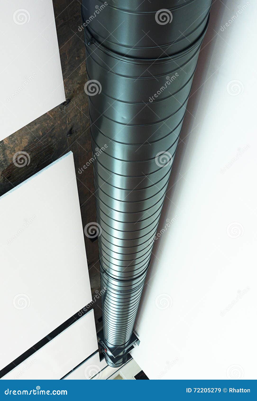 Black Ductwork stock image. Image of installed, open - 72205279
