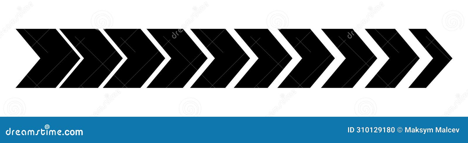 Black Dynamic Arrow Symbol. Modern Arrow Icon Stock Vector ...