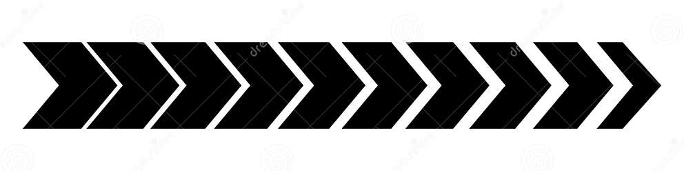 Black Dynamic Arrow Symbol. Modern Arrow Icon Stock Vector ...