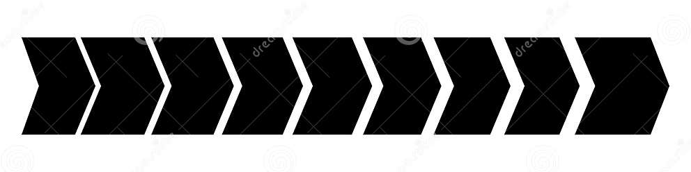Black Dynamic Arrow Symbol. Modern Arrow Icon Stock Vector ...