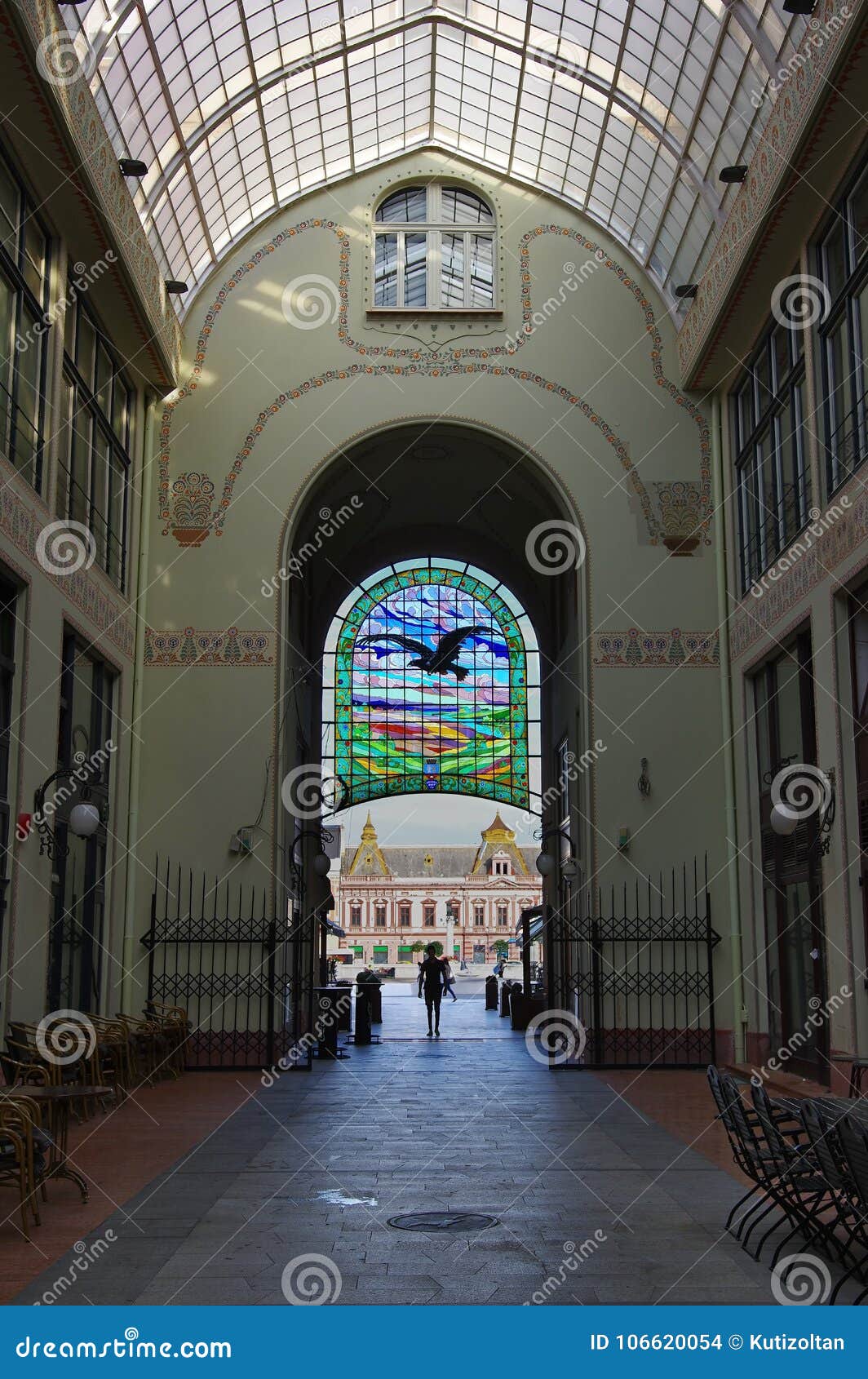 Black Eagle Palace Interior in Oradea, Romania Editorial Stock Image ...