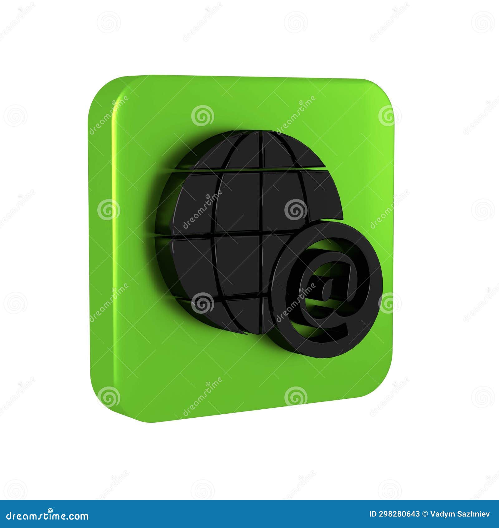 WWW , Earth And Email Symbols Background Stock Image | CartoonDealer ...