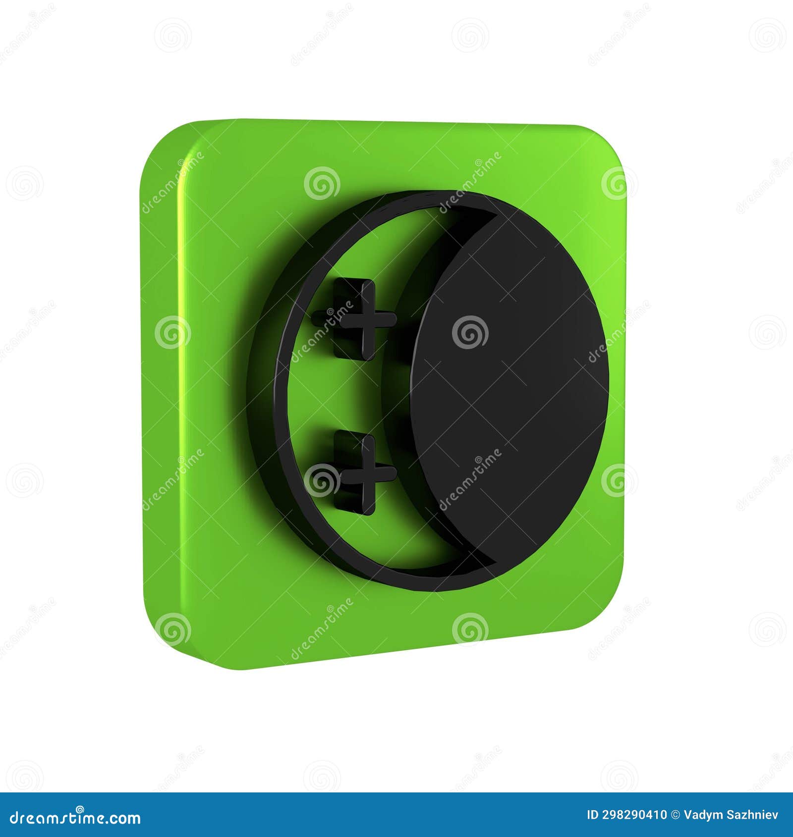 Black Eclipse of the Sun Icon Isolated on Transparent Background. Total ...