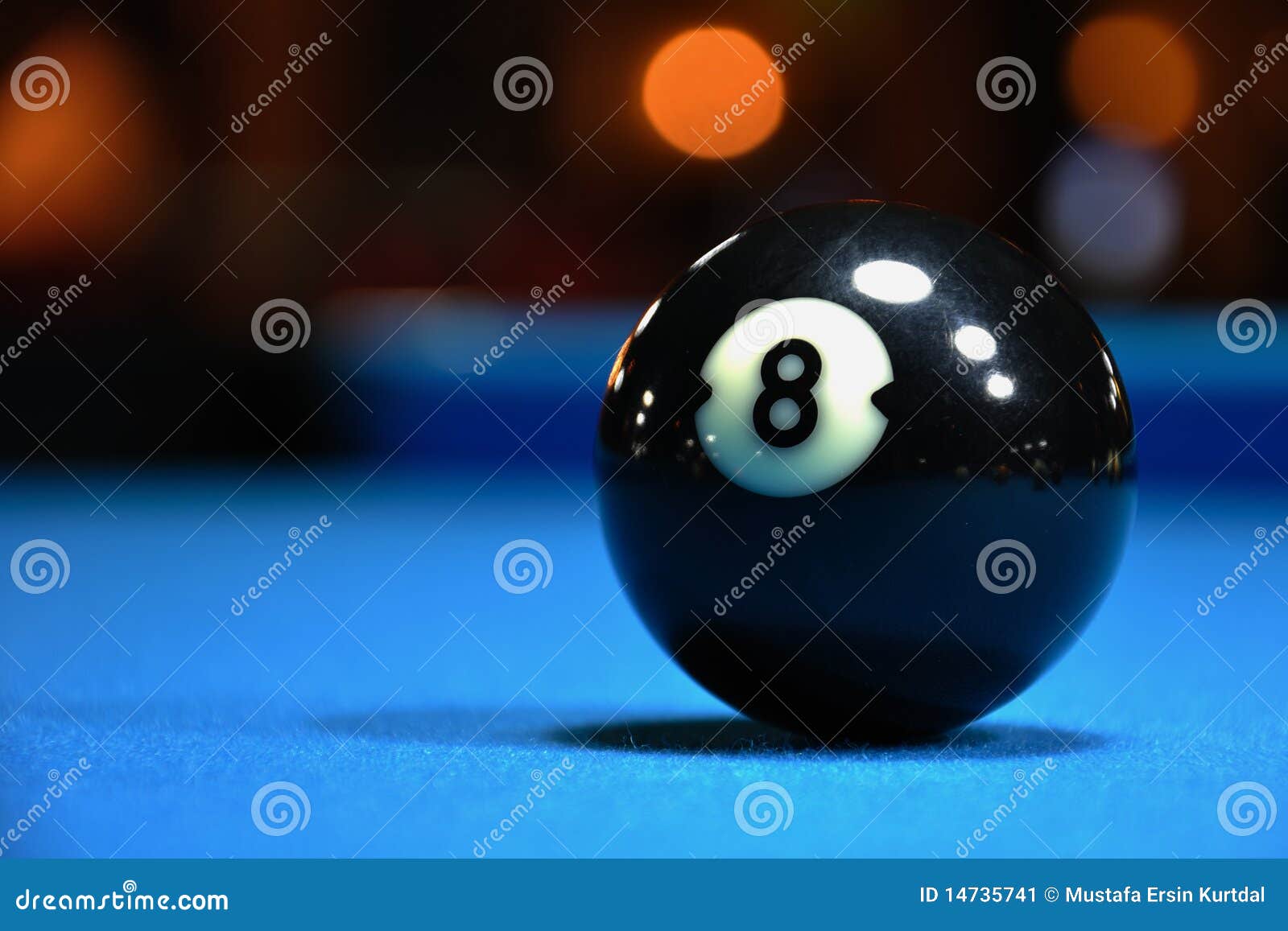 Black Eight Ball stock image. Image of blue, game, billiard - 14735741