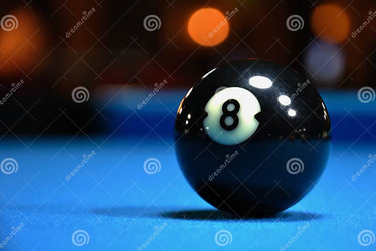 Black Eight Ball stock image. Image of blue, game, billiard - 14735741