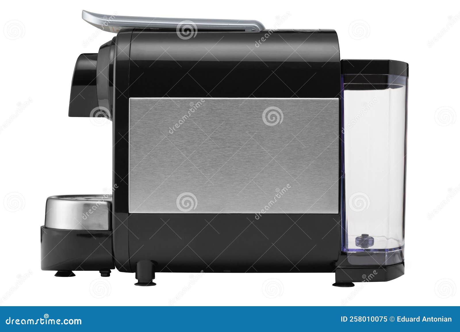 Black Electric Coffee Machine with Silver Inserts, for Making Coffee ...