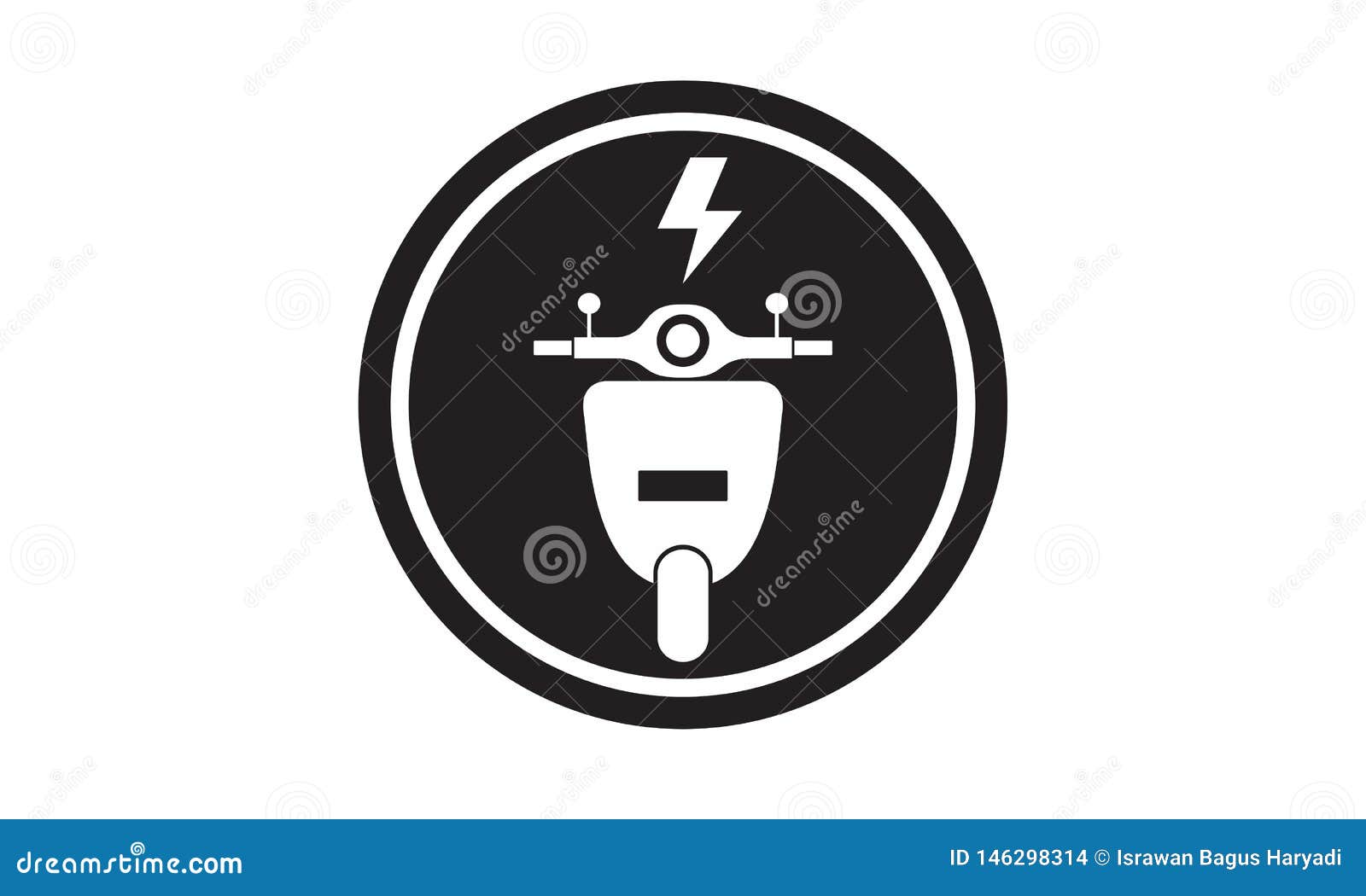 Black Electric Motorcycle Icon Stock Vector - Illustration of ...