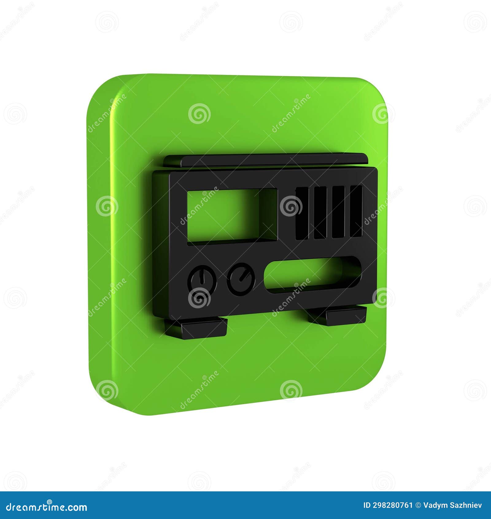 Black Electrical Measuring Instruments Icon Isolated on Transparent ...