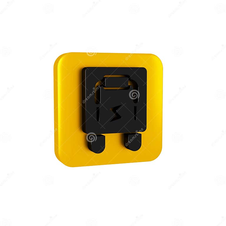 Black Electrical Panel Icon Isolated on Transparent Background. Switch ...