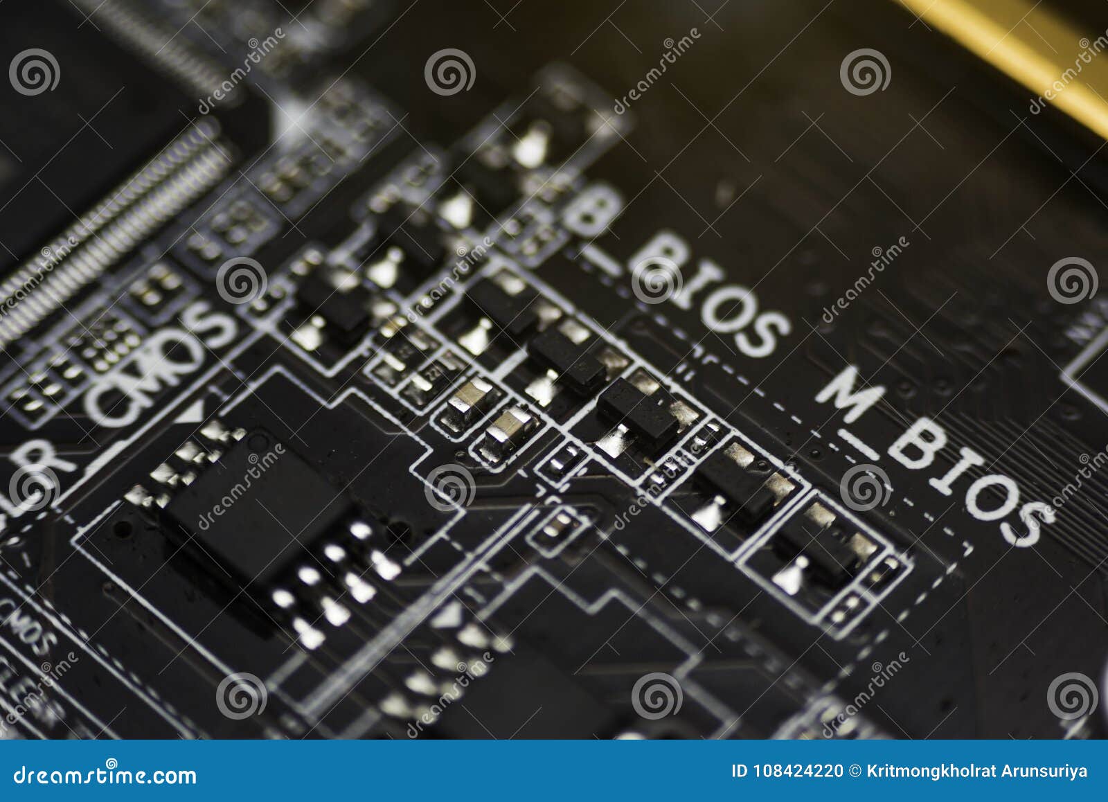 Black Electronic Circuit Boards. Stock Photo - Image of keyboard, money ...