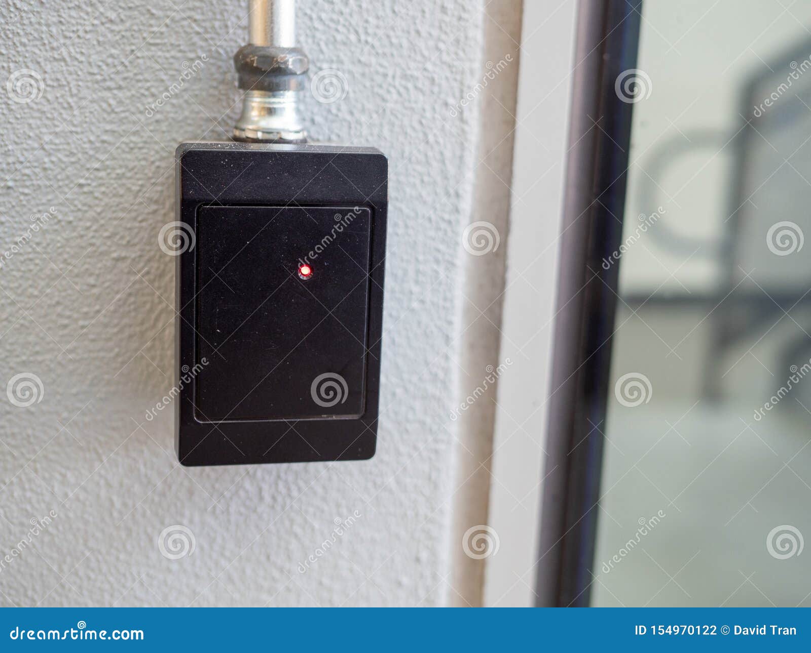 Electronic Keycard For Room Door In Modern Hotel Stock Image ...