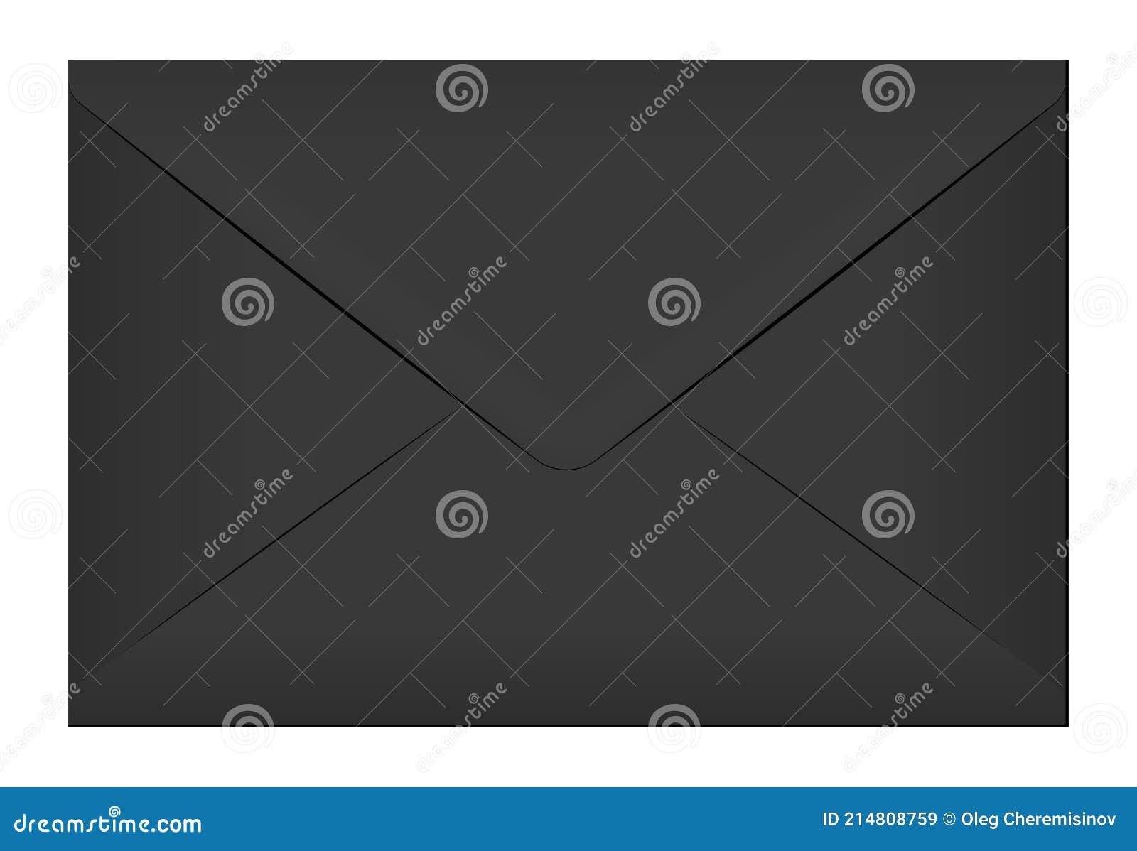 An Envelope With A Blank Letter Royalty-Free Stock Photography ...