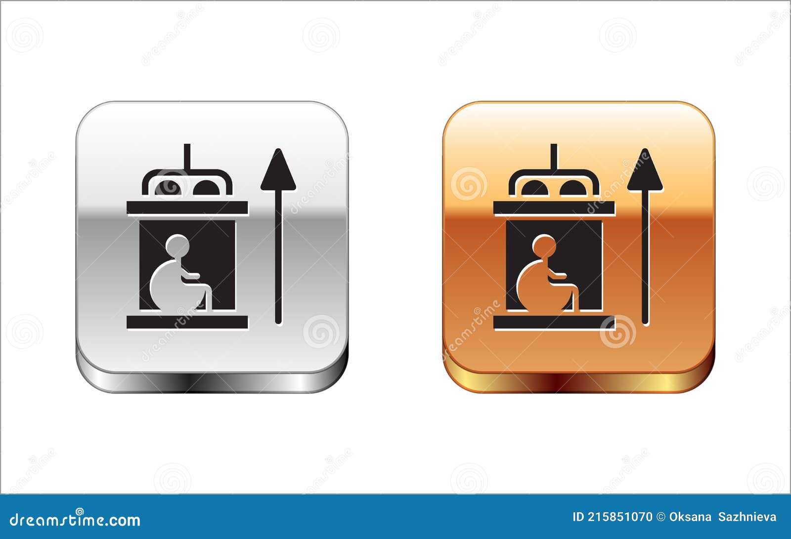 Black Elevator Isolated Vector Icon. Simple Element Illustration From ...