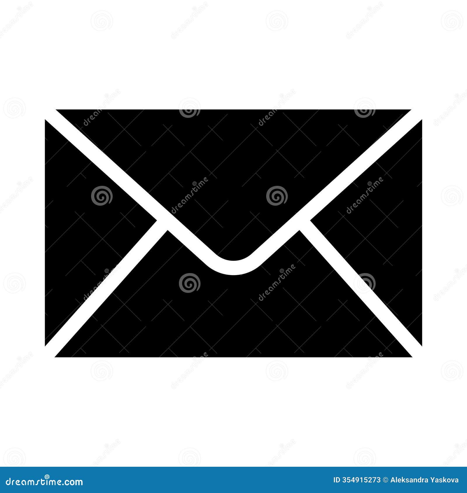 Envelope Symbol Shows Email Outbox Stock Photography | CartoonDealer ...