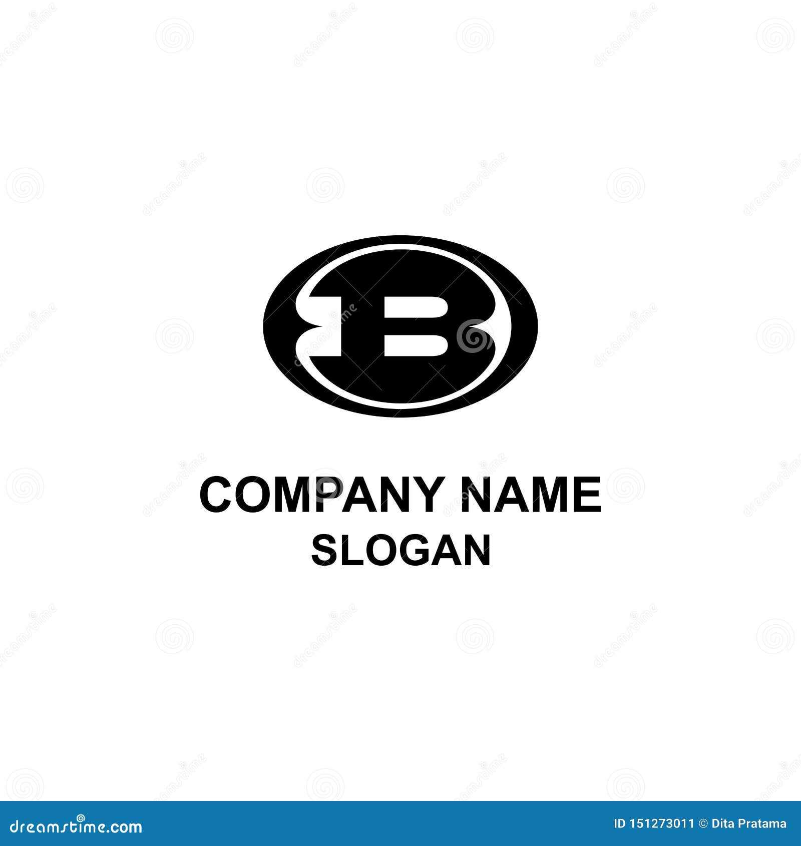 Emblem B Letter Initial Logo. Stock Illustration - Illustration of ...
