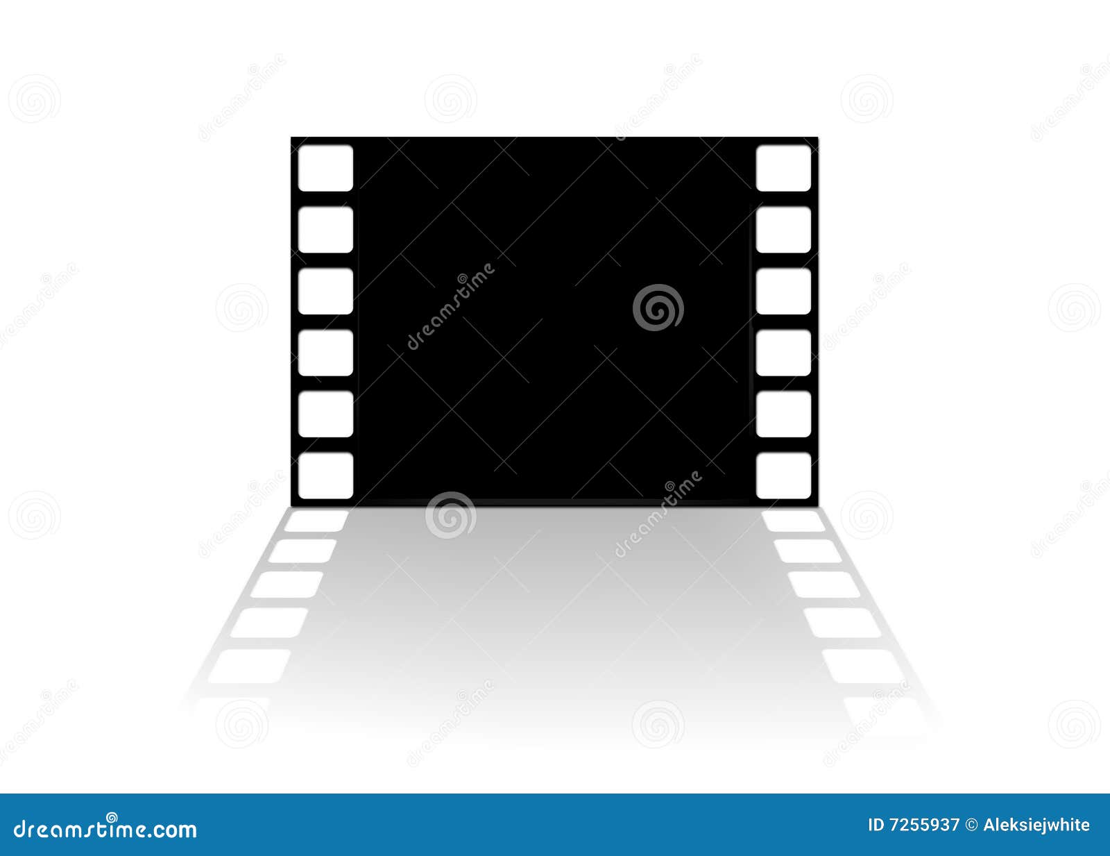 Empty Movie Screen On A Rough Dark Wall - 3d Render Immage Royalty-Free ...