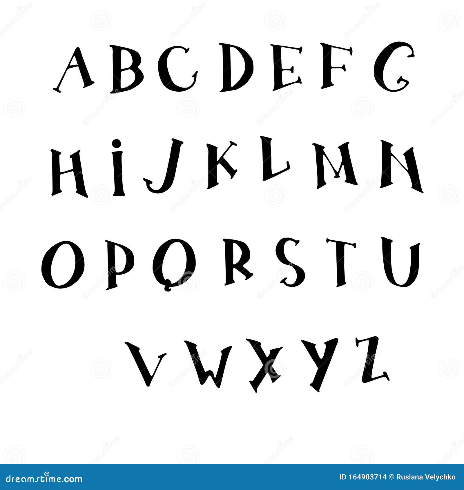 English Alphabet Fonts