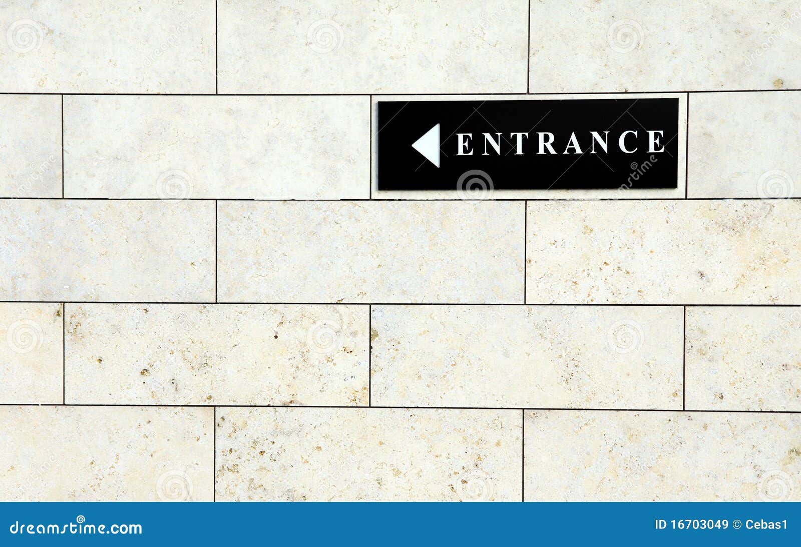 Black entrance sign stock image. Image of pointer, information - 16703049