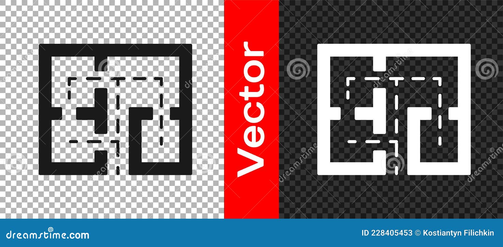 Black Evacuation Plan Icon Isolated On Transparent Background. Fire ...