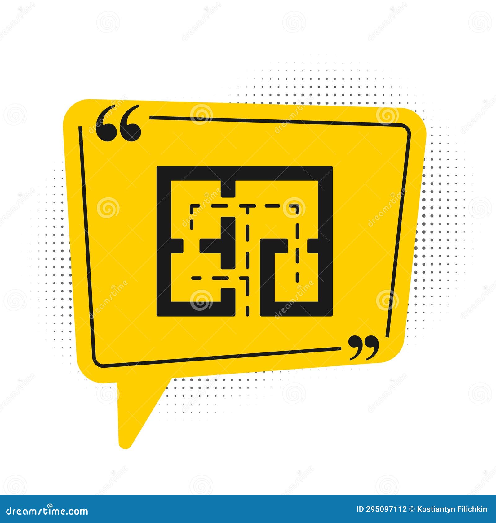 Black Evacuation Plan Icon Isolated on White Background. Fire Escape ...