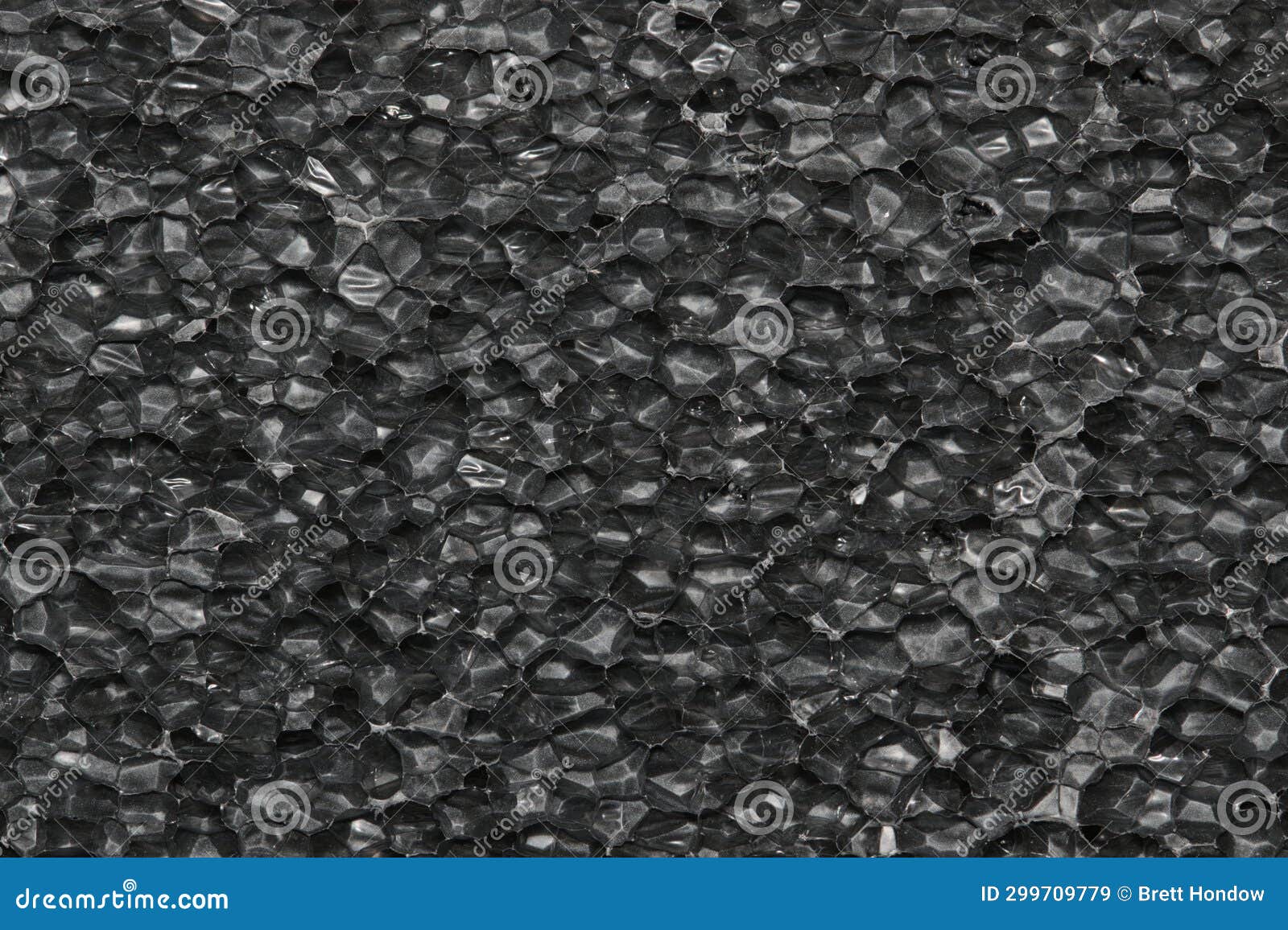 Black Expanded Polyethylene Foam Sample Background. Stock Image - Image ...