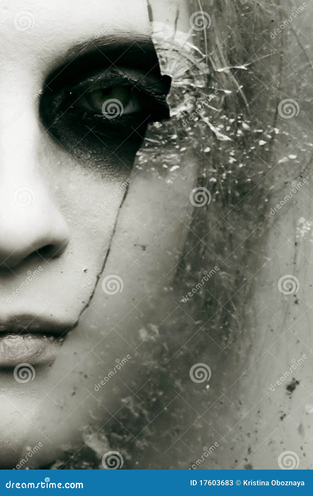 Black Eye And Broken Glass Stock Image | CartoonDealer.com #17603683