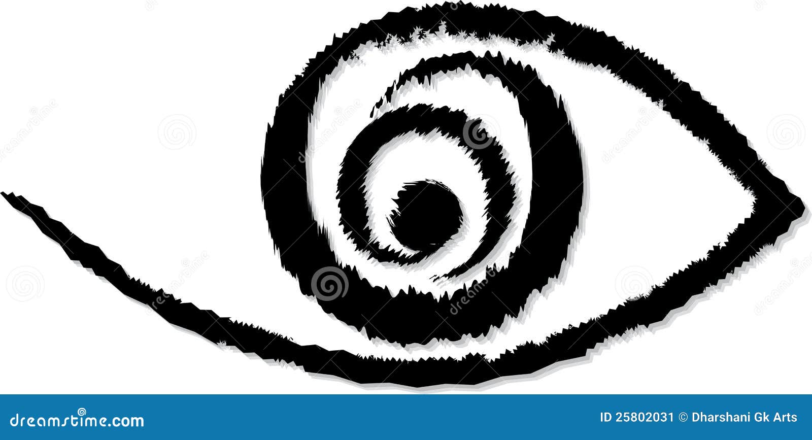 Black eye logo stock vector. Illustration of connection - 25802031