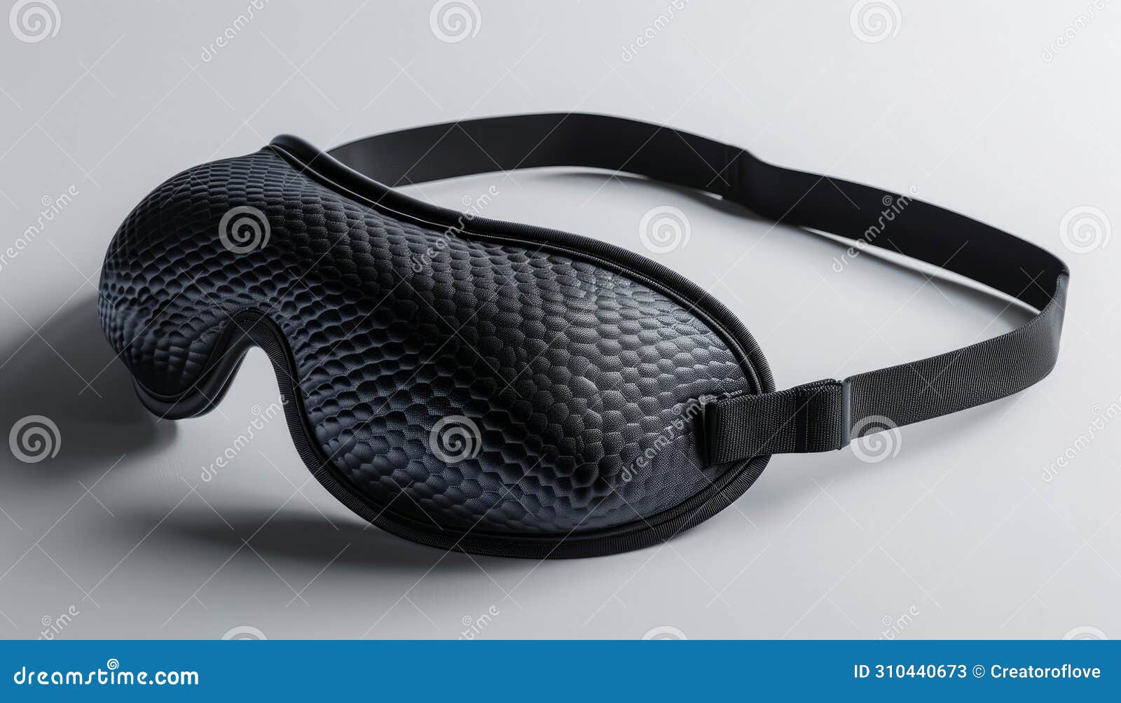 Black Eye Mask for Sleeping Stock Illustration - Illustration of ...