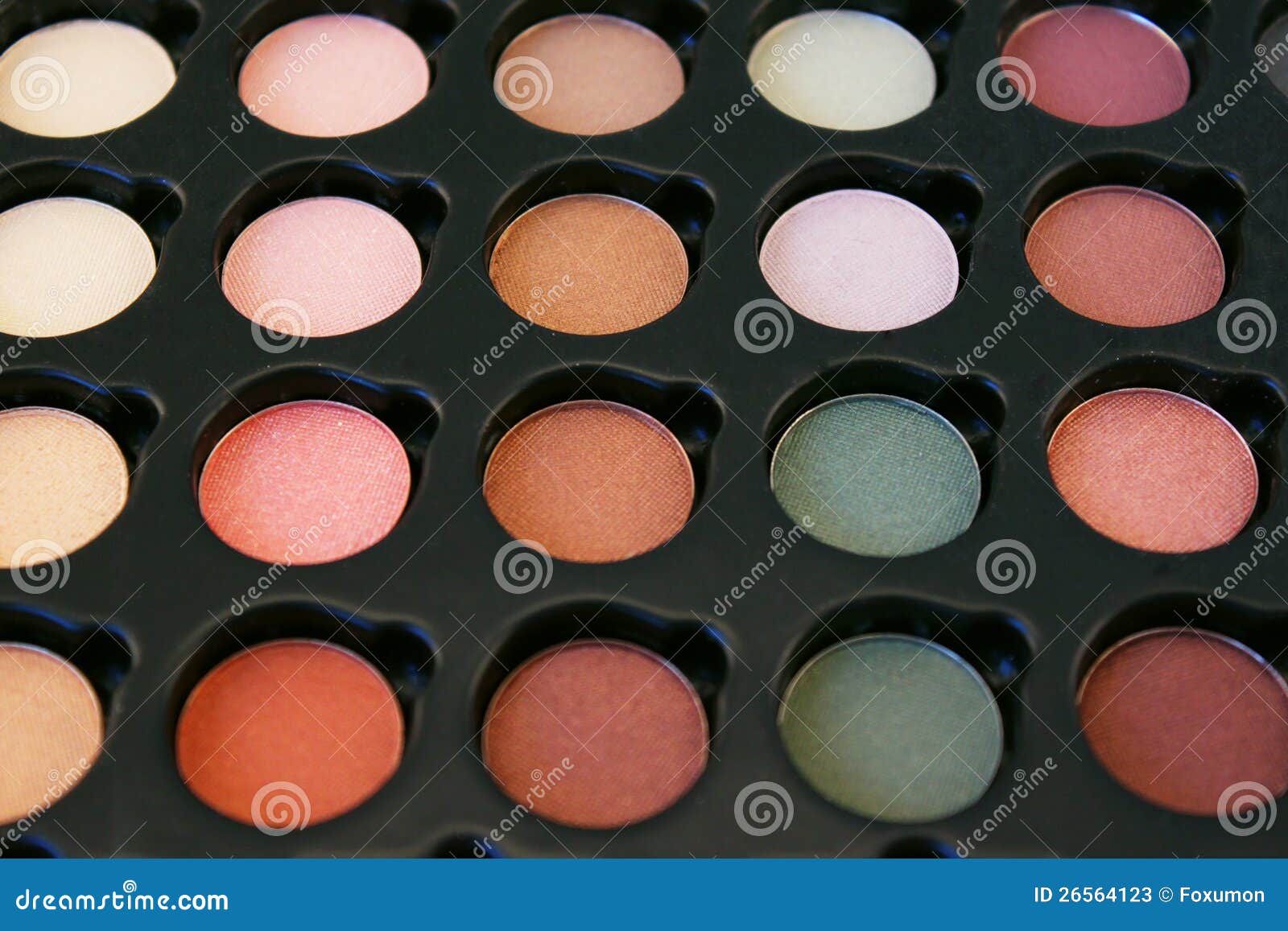 Black eye-shadow palette stock image. Image of cosmetic - 26564123