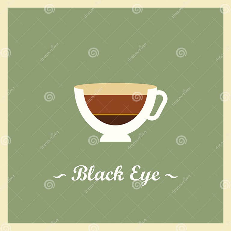Black Eye. Vector Illustration Decorative Design Stock Vector ...
