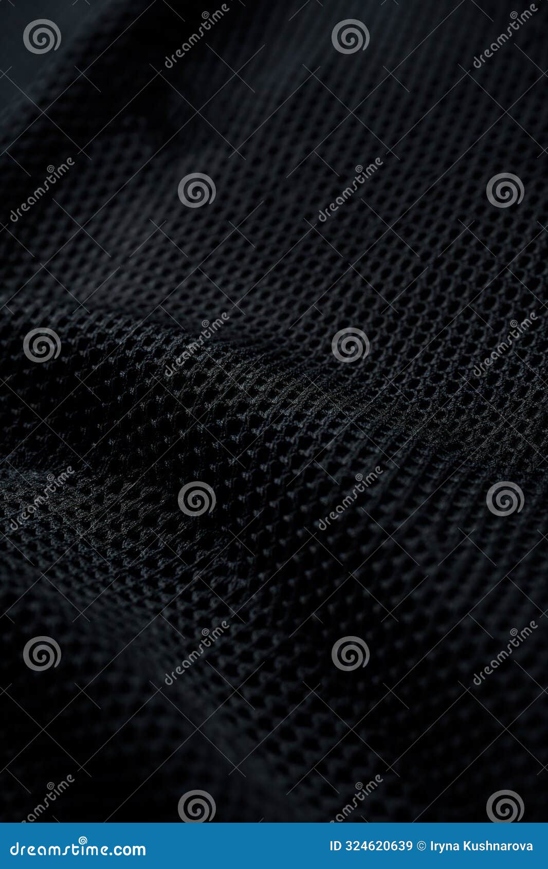 Black Fabric with Grid-like Pattern. Rough Texture, Dark Color Contrast ...