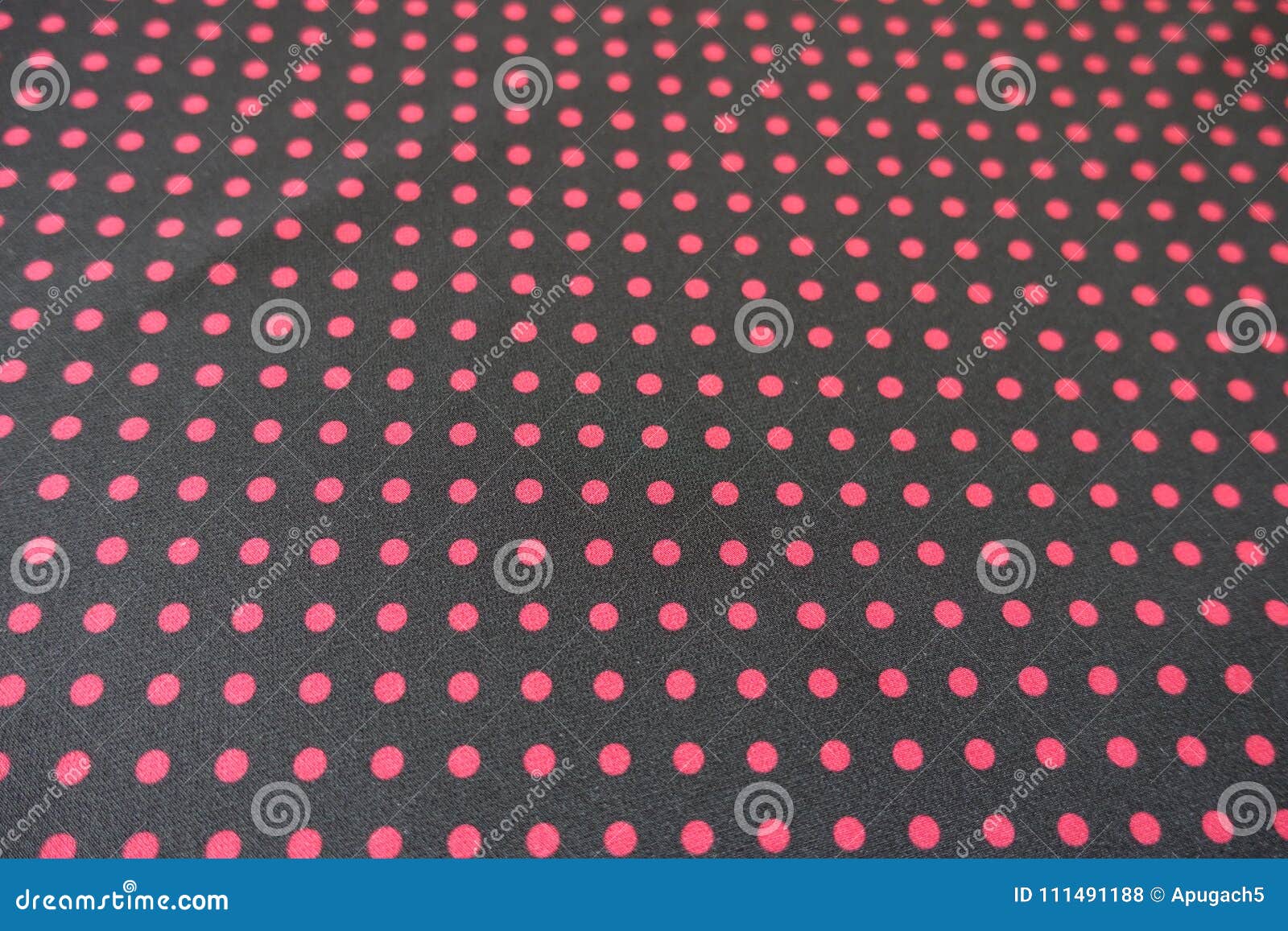 Black Fabric with Red Polka Dots Stock Photo - Image of dark, design ...