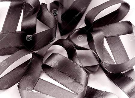 Black Ribbon stock photo. Image of isolated, colour, sccessory - 28682724