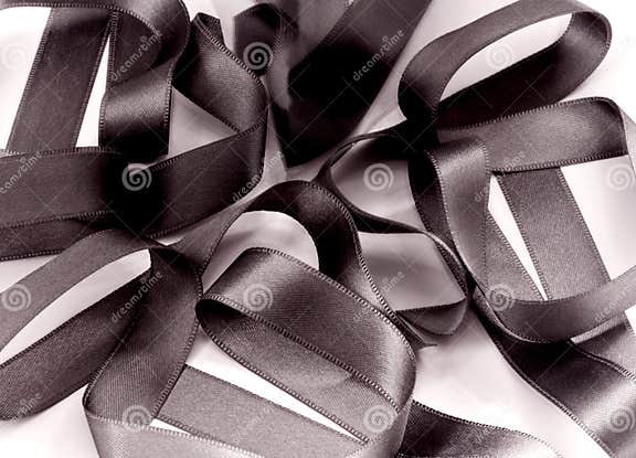 Black Ribbon stock photo. Image of isolated, colour, sccessory - 28682724