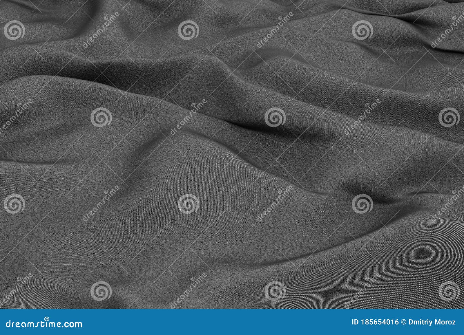 Black folded fabric stock illustration. Illustration of backdrop ...