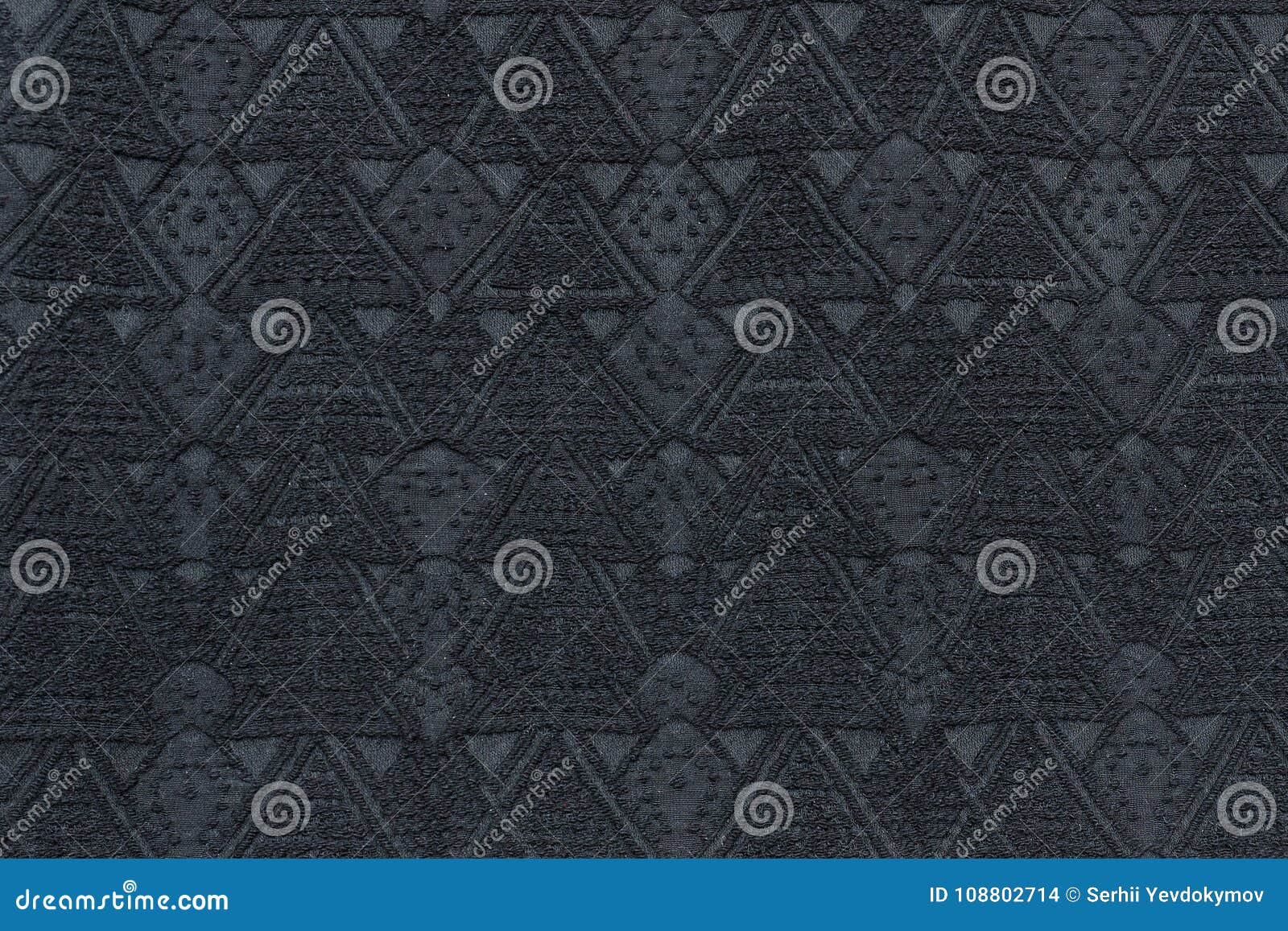 Black Fabric. Texture with Pattern. Stock Photo - Image of textile ...