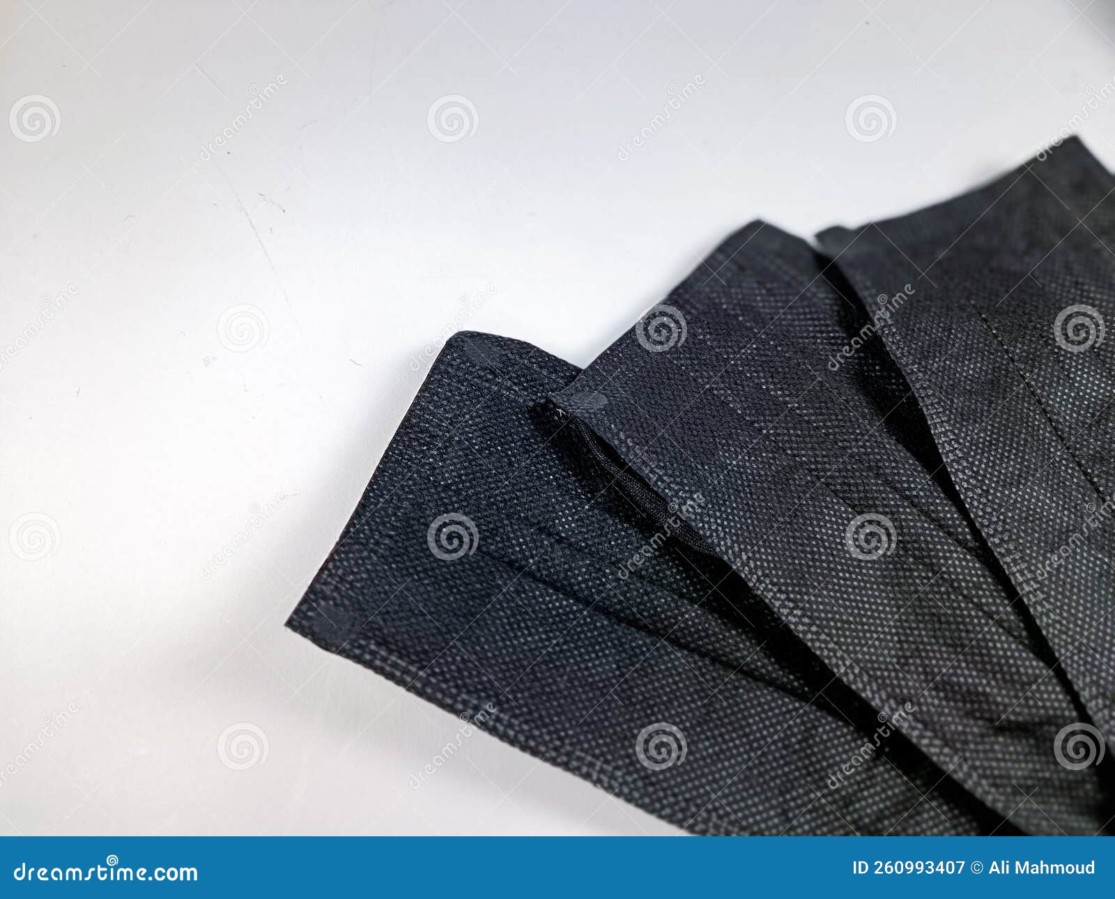 Black Face Mask Isolated on White Background Stock Image - Image of ...