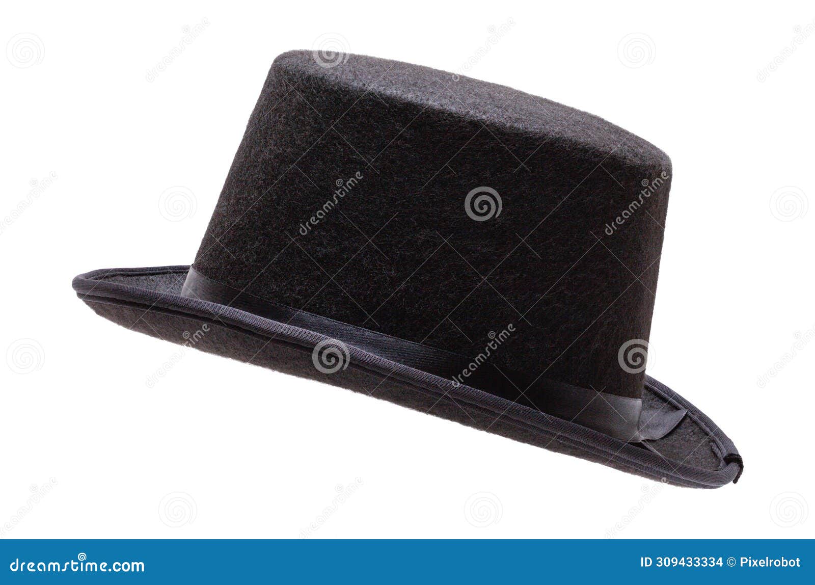 Black Felt Bowler Hat stock photo. Image of upside, black - 309433334