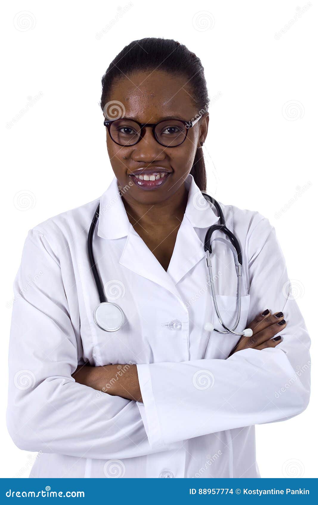 Black Female Hand Holding Frameless Smartphone With Empty Screen ...