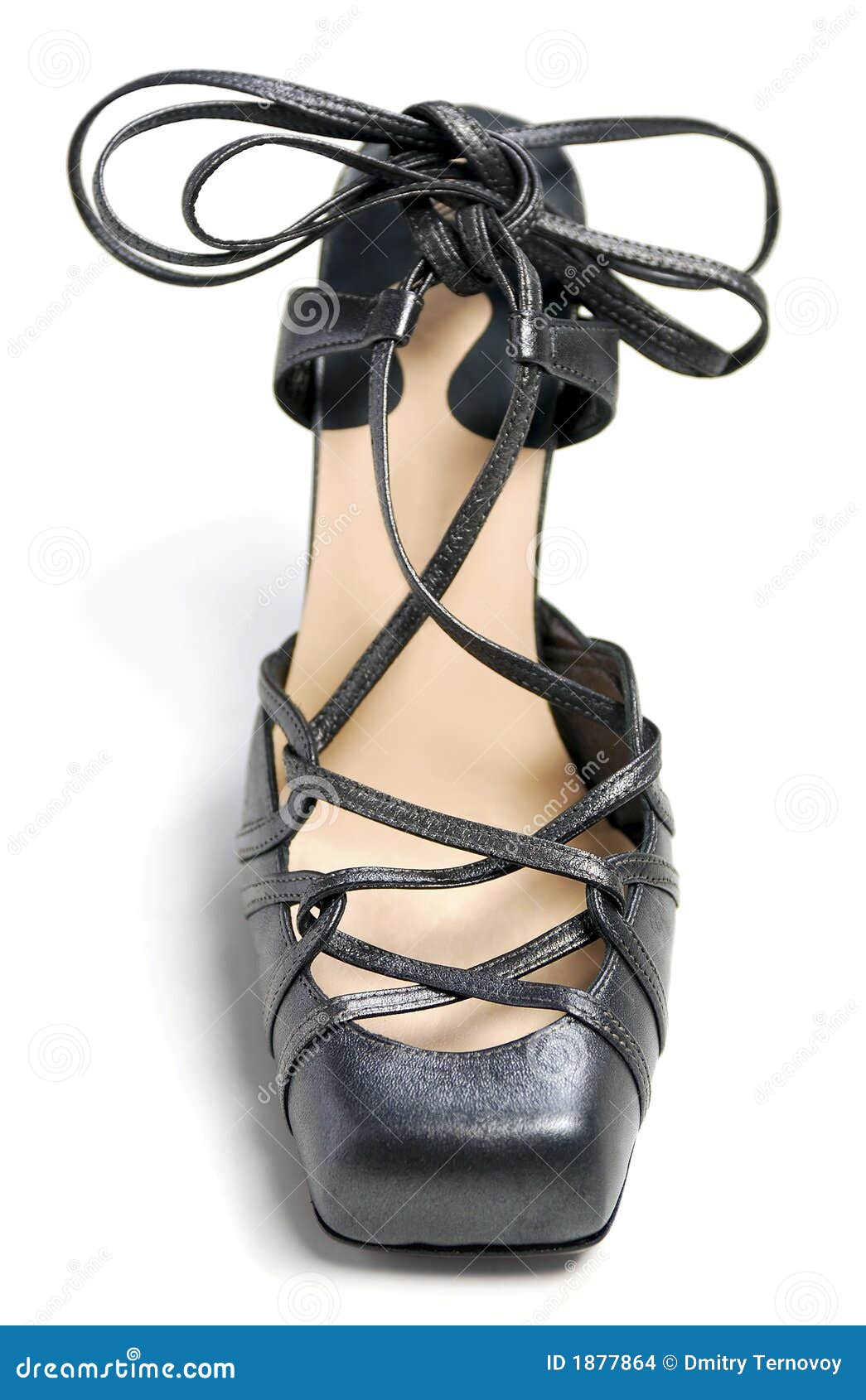 Black Female Leather Shoes Picture. Image: 1877864