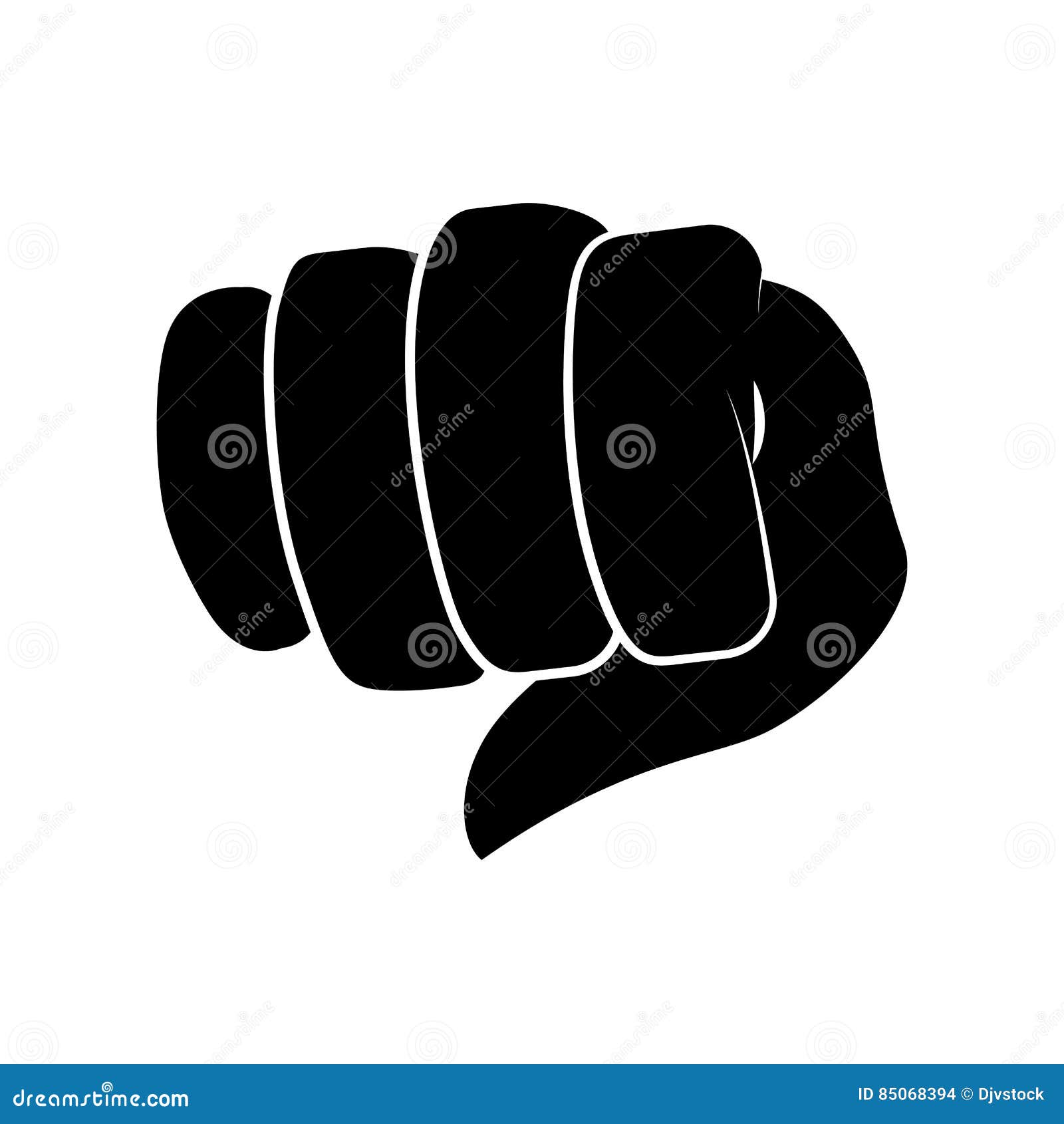 Black Fight for Rights of Women Icon Stock Illustration - Illustration ...