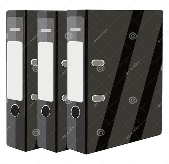 Black file clips, icon stock vector. Illustration of paperclip - 261385300