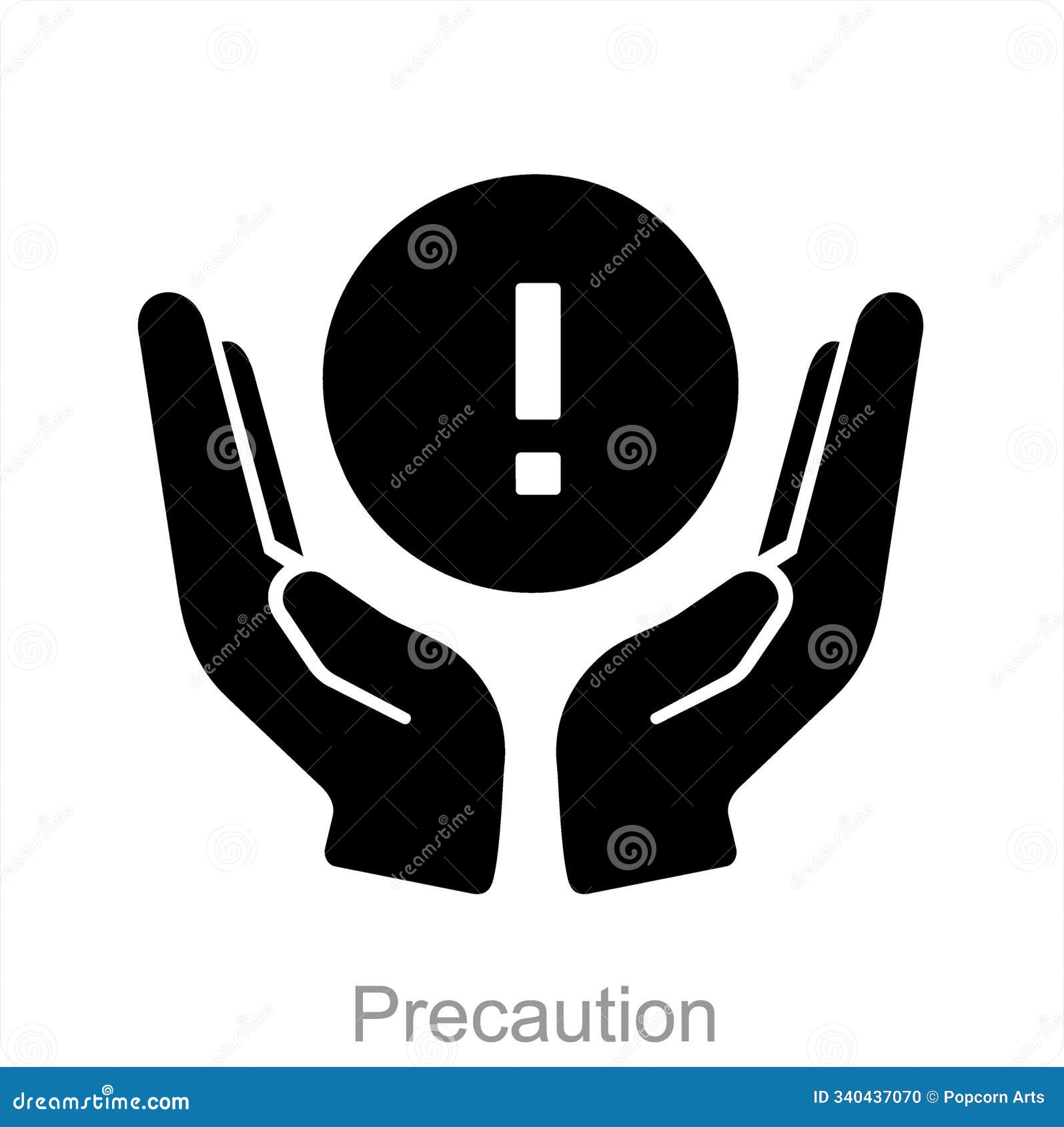 Precaution stock illustration. Illustration of precaution - 340437070