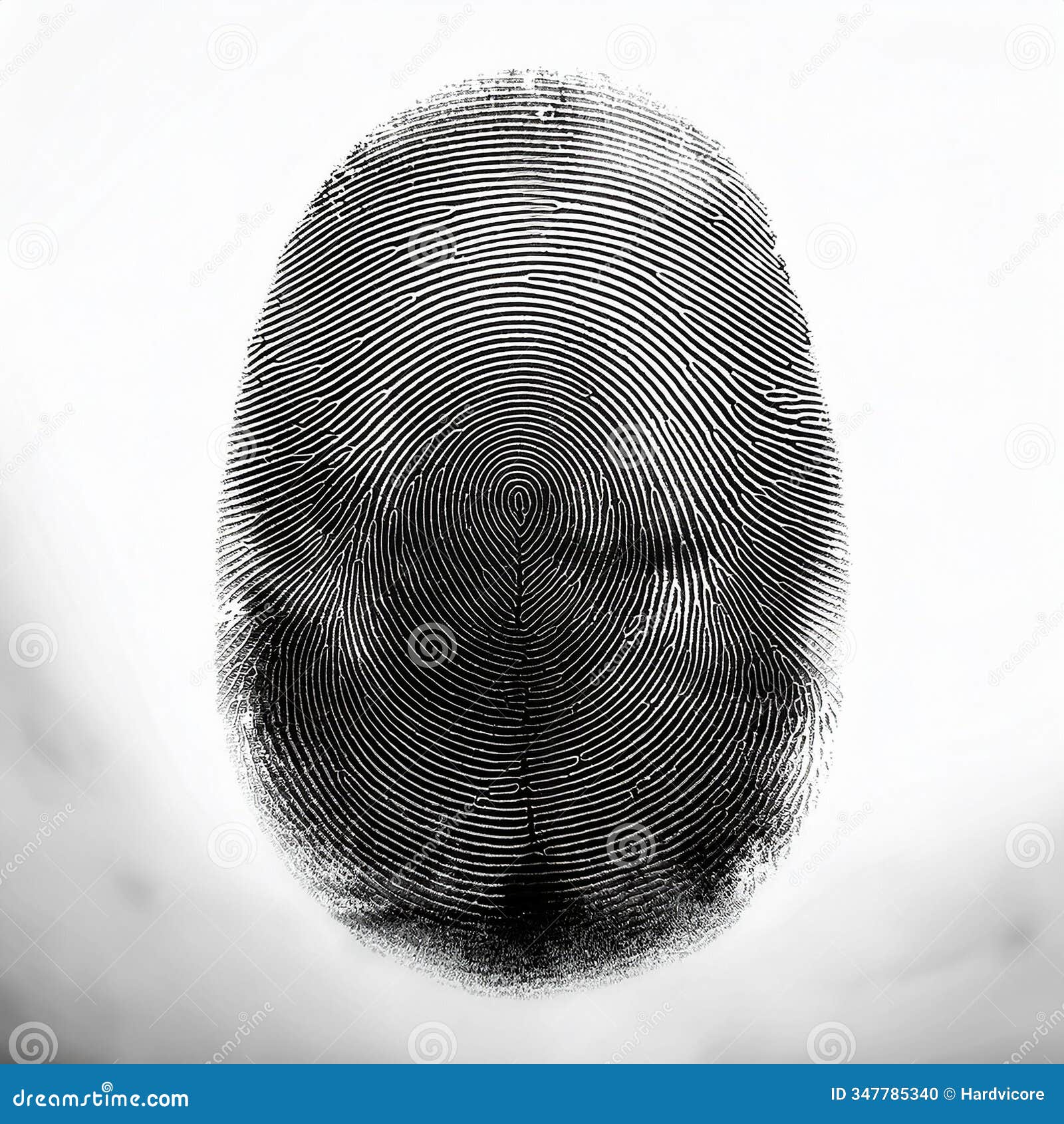 Black Fingerprint on White. Biometric Identification for Forensic ...