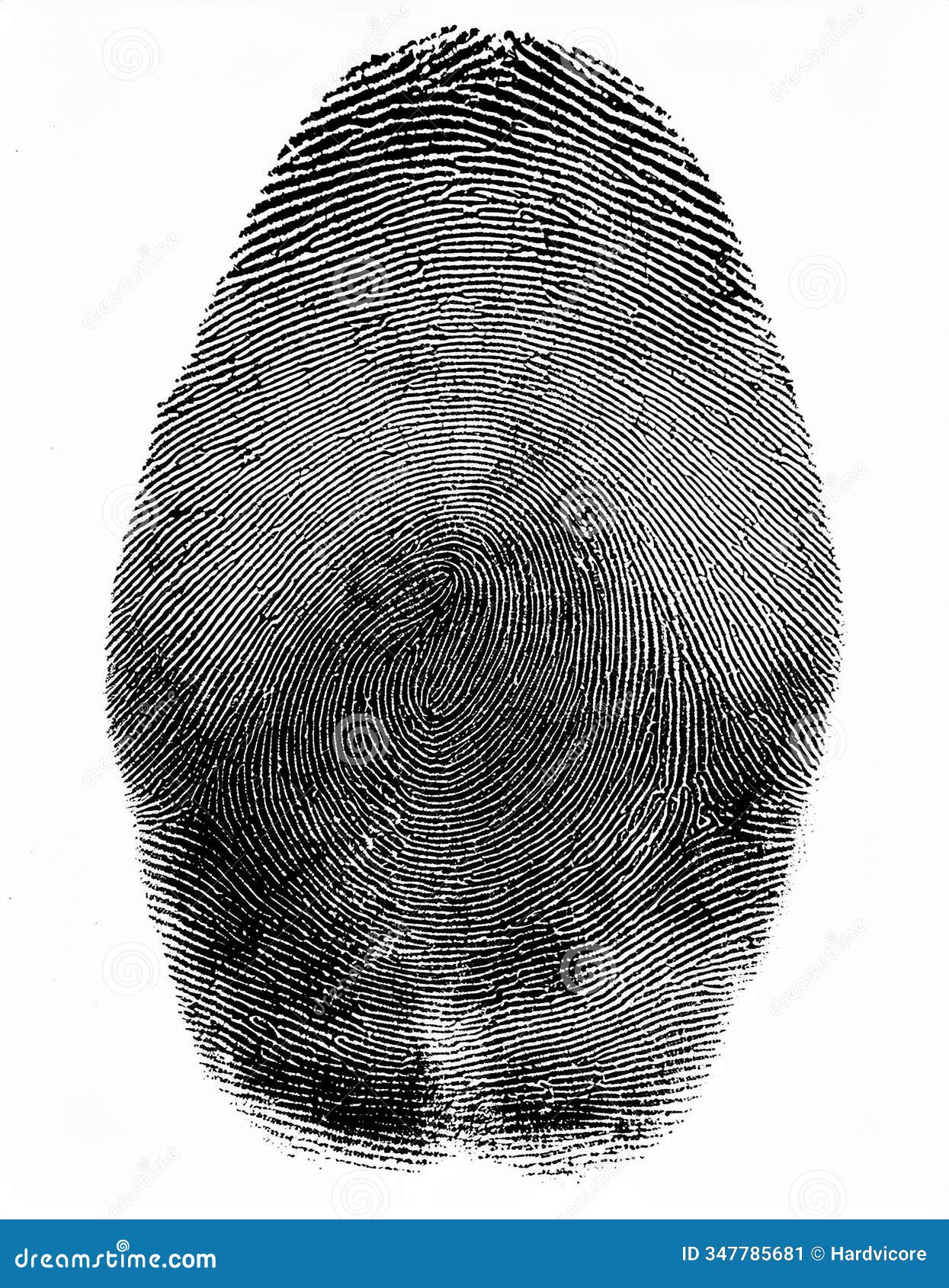 Black Fingerprint on White. Biometric Identification for Forensic ...