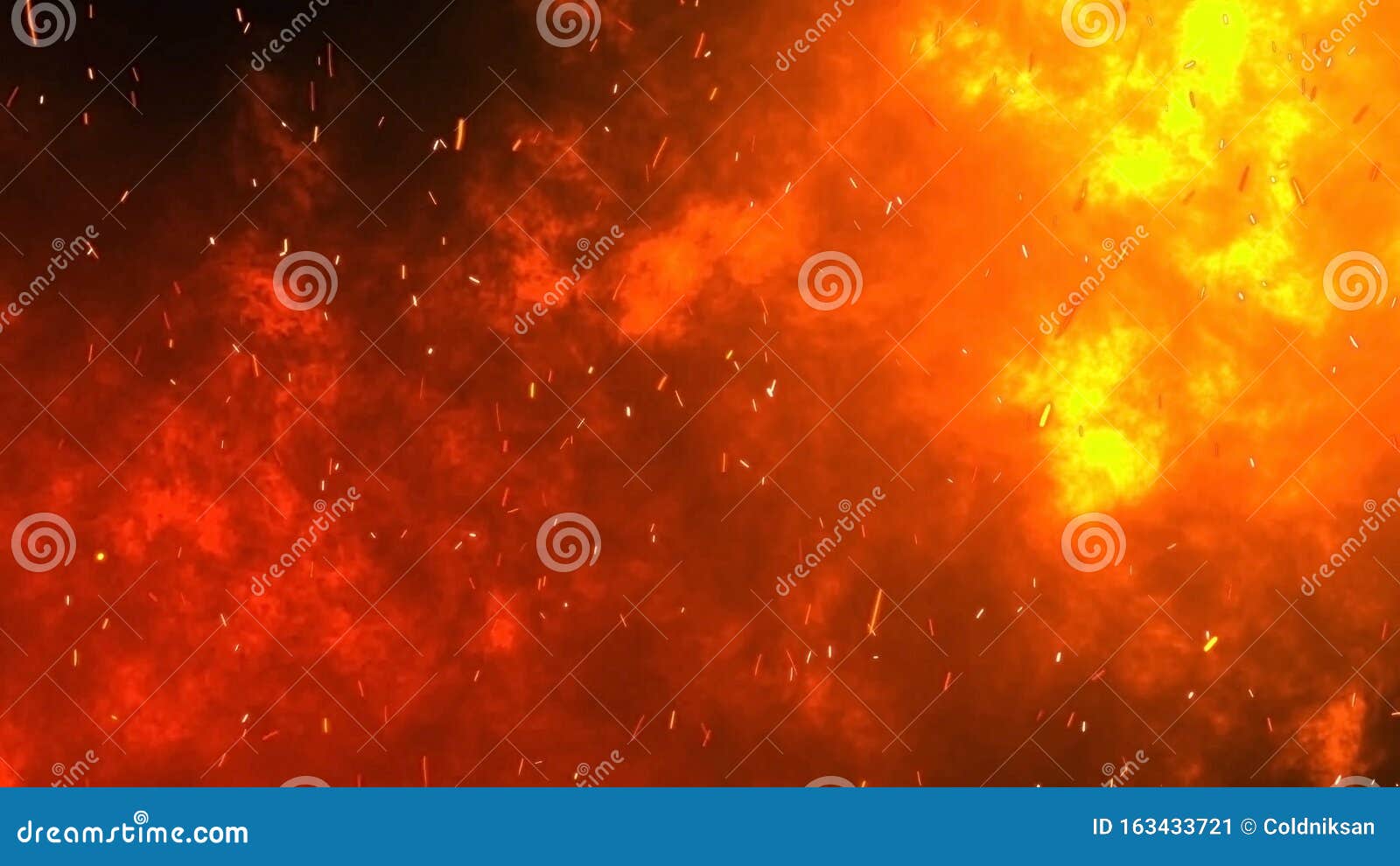 Red Fire Background Wallpaper
