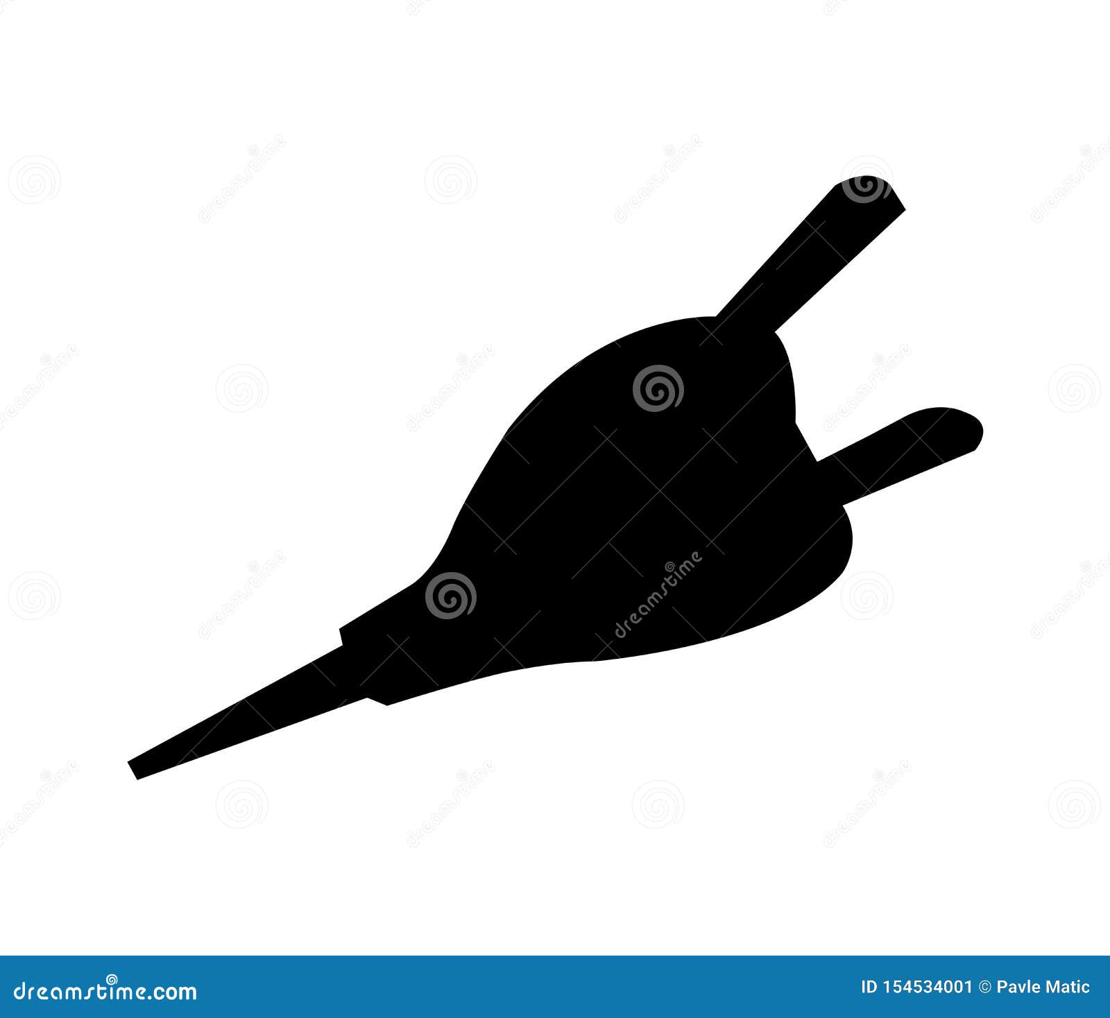 Black fire bellow on white stock vector. Illustration of equipment ...