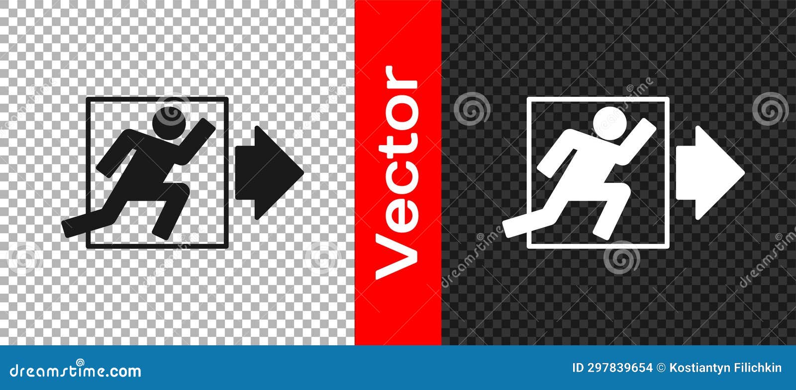 Exit Transparent Icon. Exit Symbol Design From Hotel Collection. Vector ...