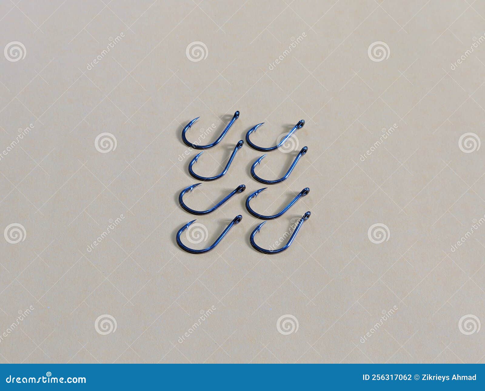 Black Fishing Hooks on Isolated Background Stock Photo - Image of black ...